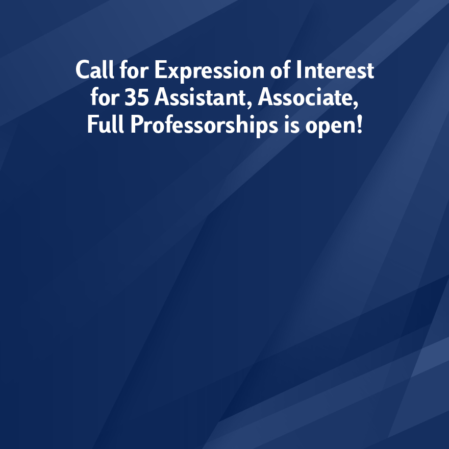 Call for Expression of Interest for 35 Assistant, Associate and Full ...